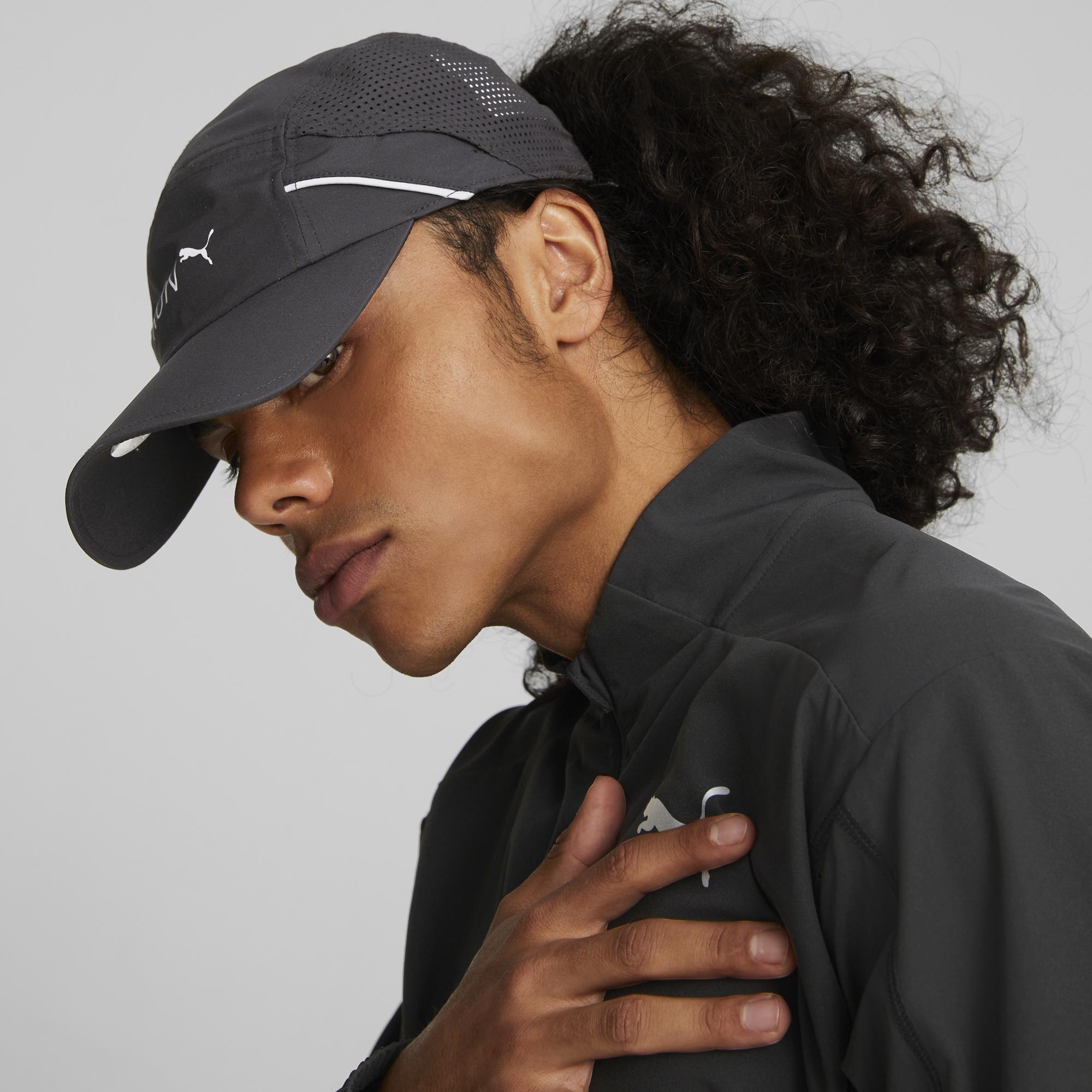 Кепка PUMA Lightweight Runner Cap для мужчин и женщин, размер ADULT, черный — фото 1