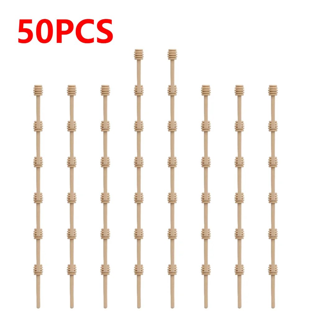 Деревянные медовые ложечки 50PCS