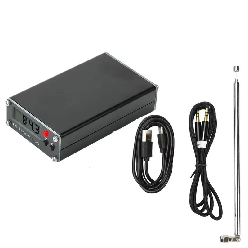 ЖК-Дисплей Digital Display FM-Передатчик 76-108 МГц 0,5 Вт 2000 М FM Stereo Churches Car Radio Campus Station Трансляция