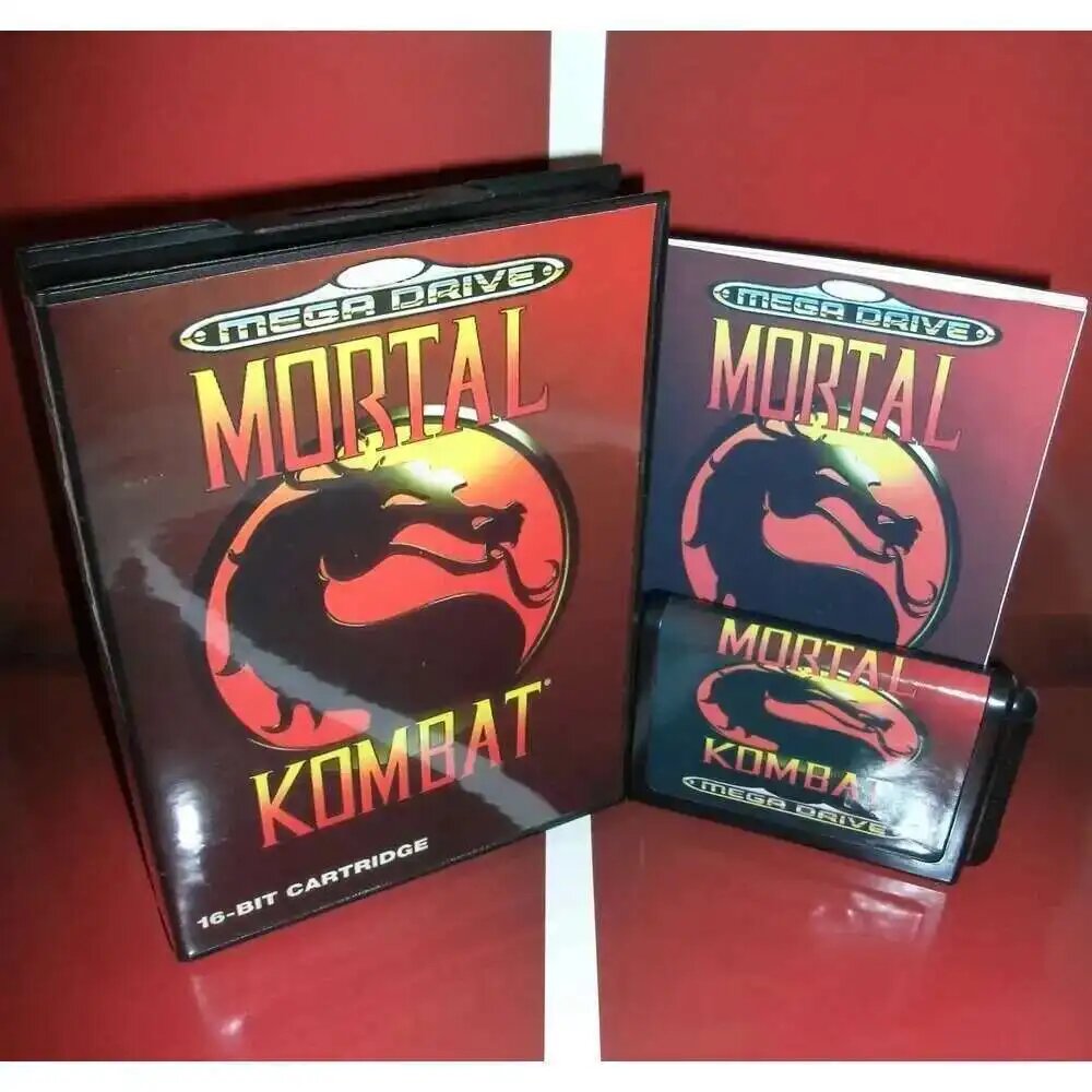 Игровая карта Mortal Kombat для Sega Mega Drive/Genesis US Shell