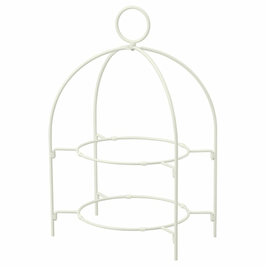 Подставка для сервировочных тарелок IKEA TOFSAND цвет белый 33 см 006.196.00