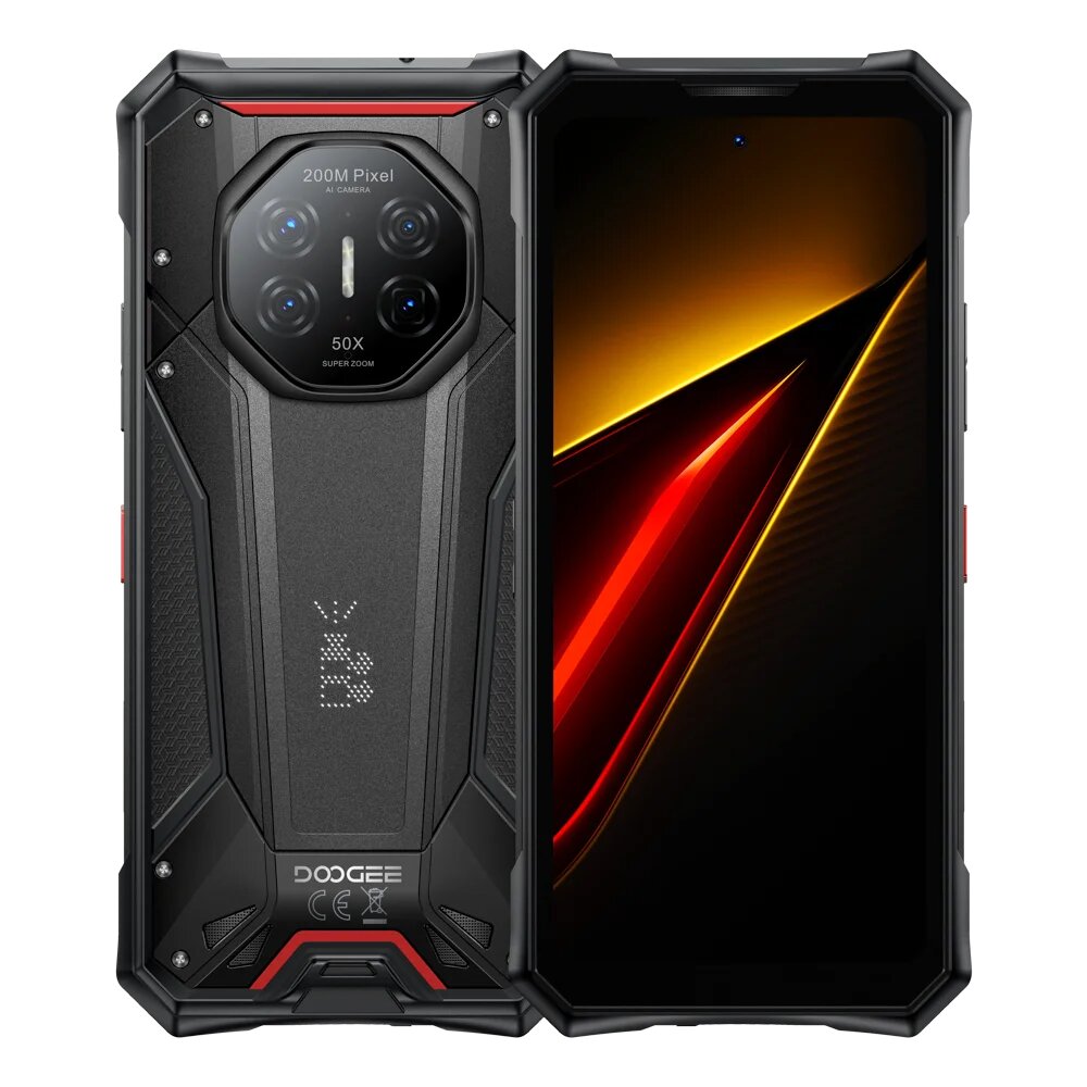 DOOGEE S300 Plus 2026: 200 МП, 5G, 11000 мАч, черный