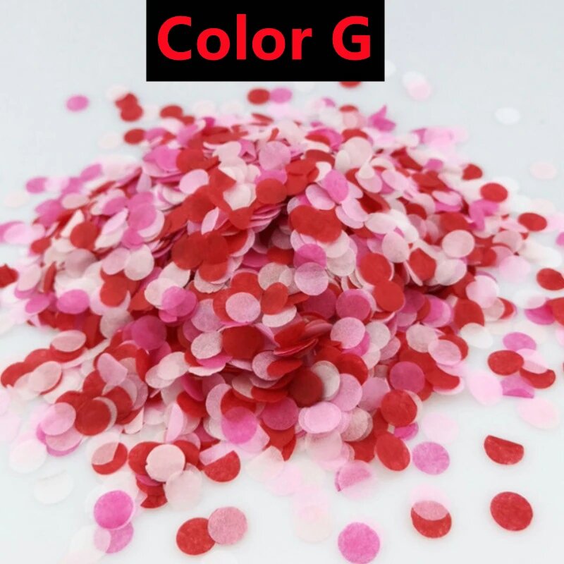 Бумажное конфетти разноцветное 10г Color G
