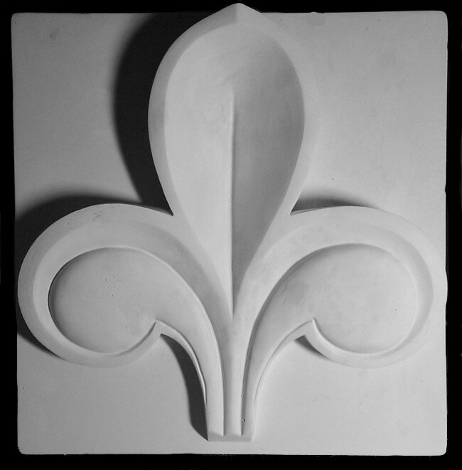 Розетка Трилистник, 32 х 36 см, Экорше, артикул 60-601