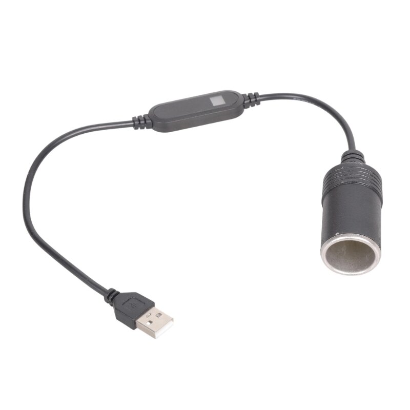 USB-адаптер для автомобильного прикуривателя на 12 В, Преобразователи 5 В В 5/9 / 12 В, Шнур питания со светодиодной подсветкой для зарядки навигационных камер
