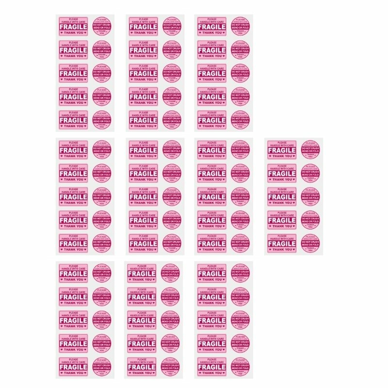 10 Листов Бережно обращайтесь с хрупкими наклейками, транспортировочными этикетками, Хрупкими предупреждающими надписями для безопасного обращения и транспортировки товаров