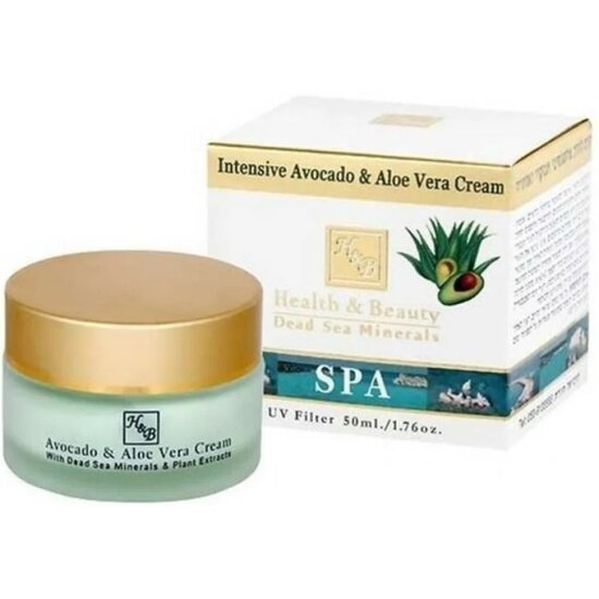 Крем для лица Health&beauty интенсивный с Авокадо и Алоэ, 50 мл