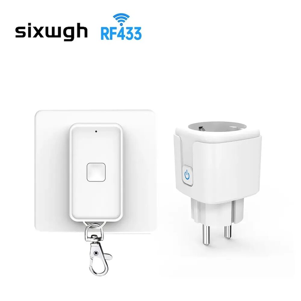 433МГц Умная розетка 15А 220В с пультом Используется в бытовой технике