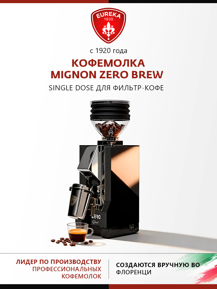 Кофемолка профессиональная Mignon Zero Brew 55 16CR Matt Black