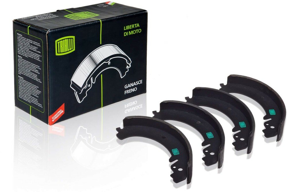 Колодки тормозные барабанные TRIALLI GF 232 Chevrolet Niva 02->, Lada 2104, 2105, 2106, 2107, 4х4 Niva 76-> 250х51