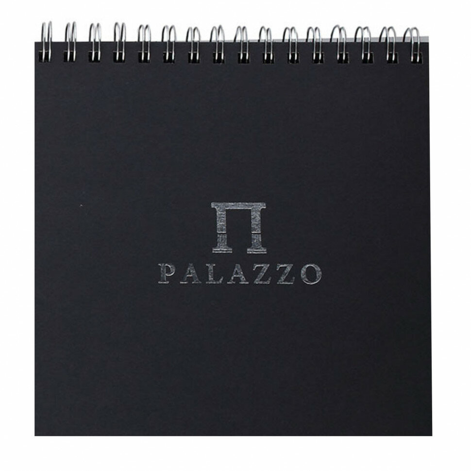 Блокнот PALAZZO 60 л, 207х207 мм "Palazzo", офсет черный, 160 гр, БЛ-2513