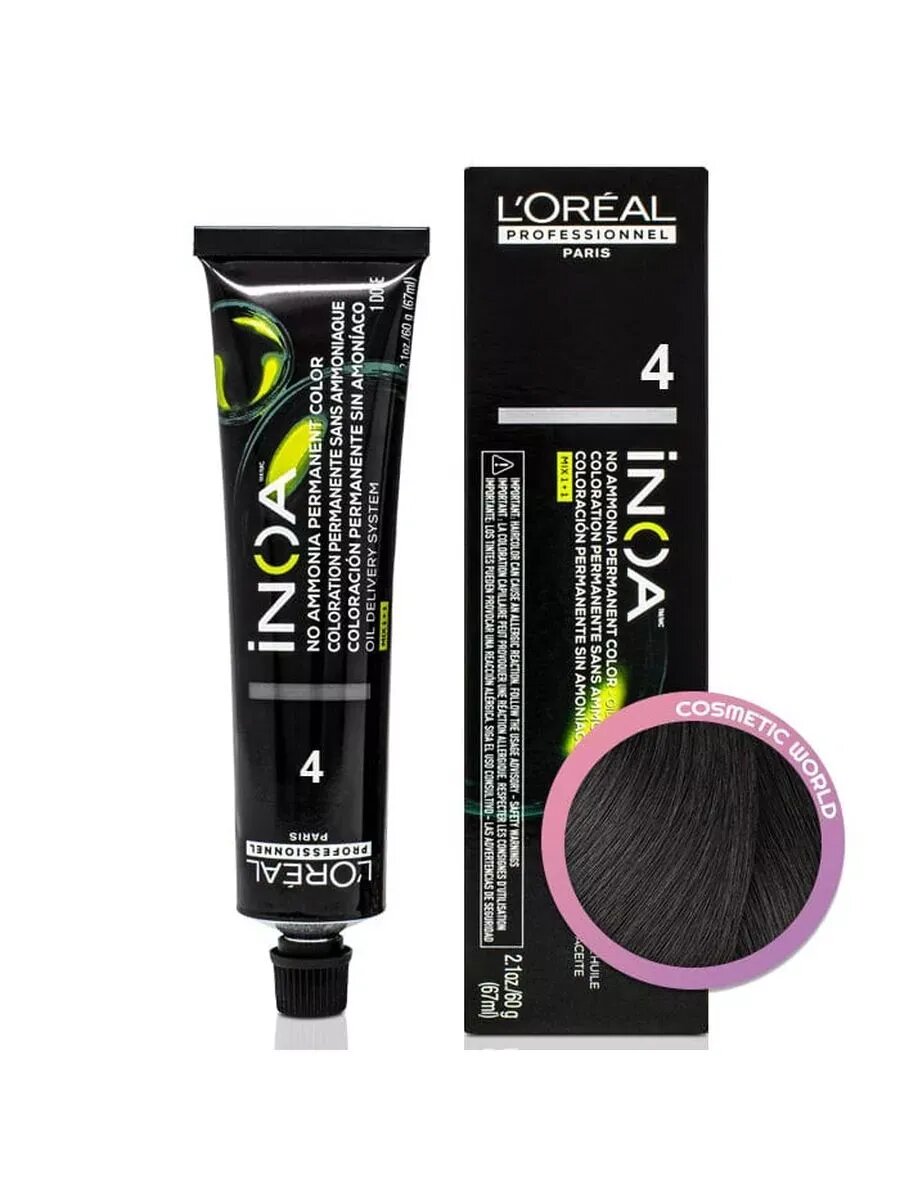 Loreal INOA 4 - Краска Иноа 60 мл — фото 1