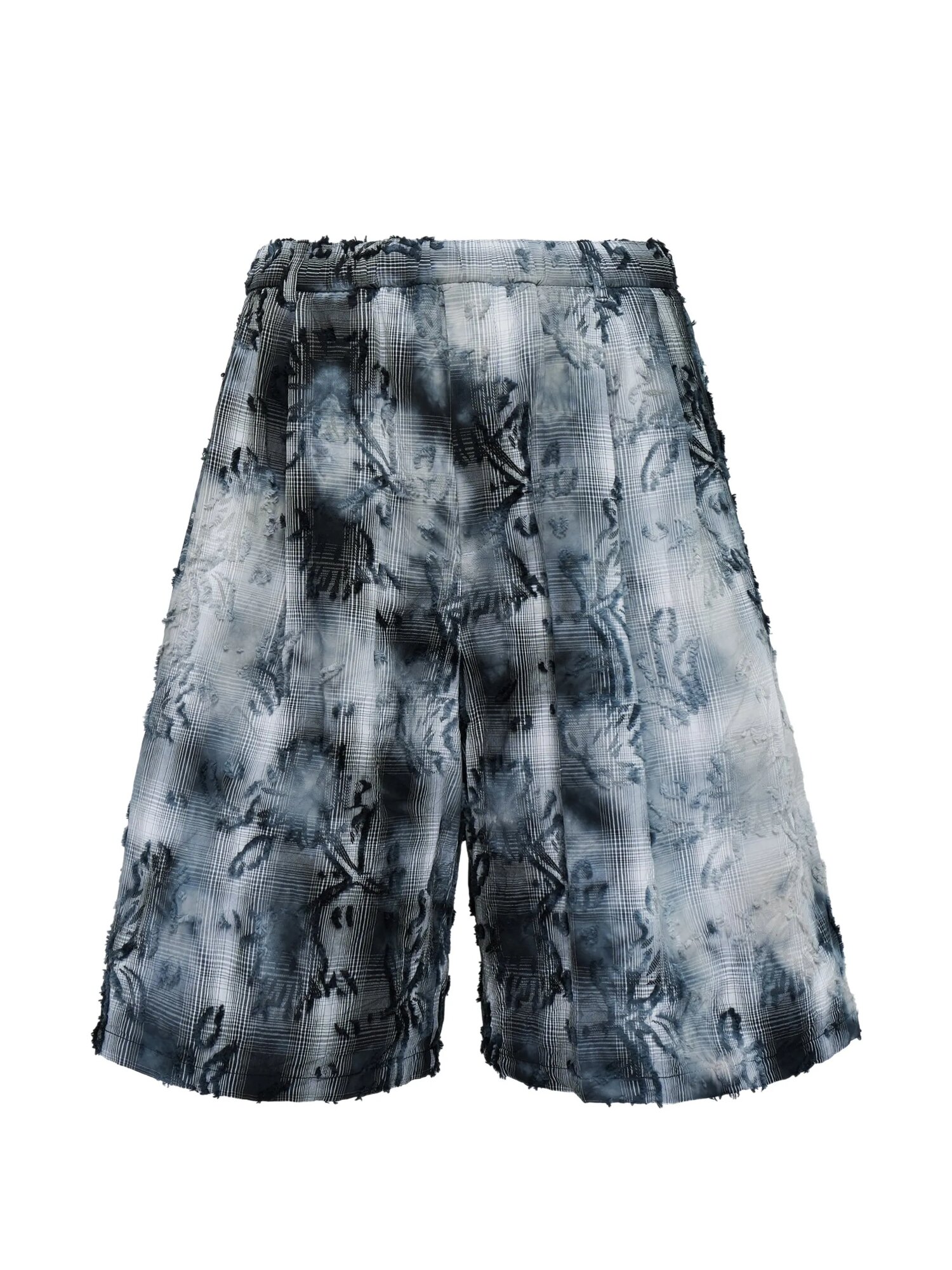 Шорты Bleached effect check shorts