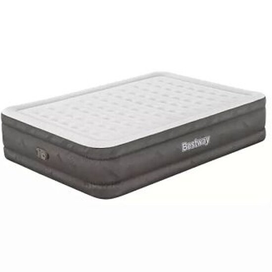 Кровать надувная Bestway 152х203х46см, встроенный насос 220В, до 300кг, 69050 BW