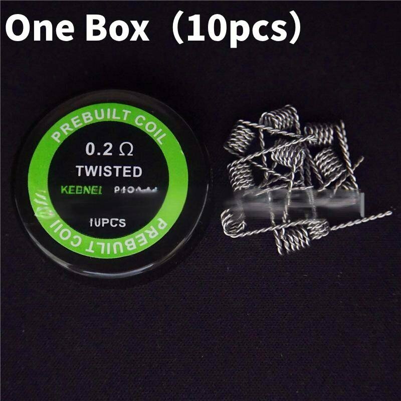 Clapton coil rda нагревательный провод с плавленным дизайном для сабом опыта twisted 24ga обмотка 0 2 ом