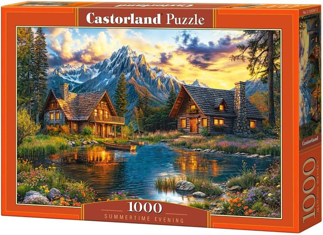 Пазл для взрослых Castorland 1000 деталей, элементов: Летний вечер