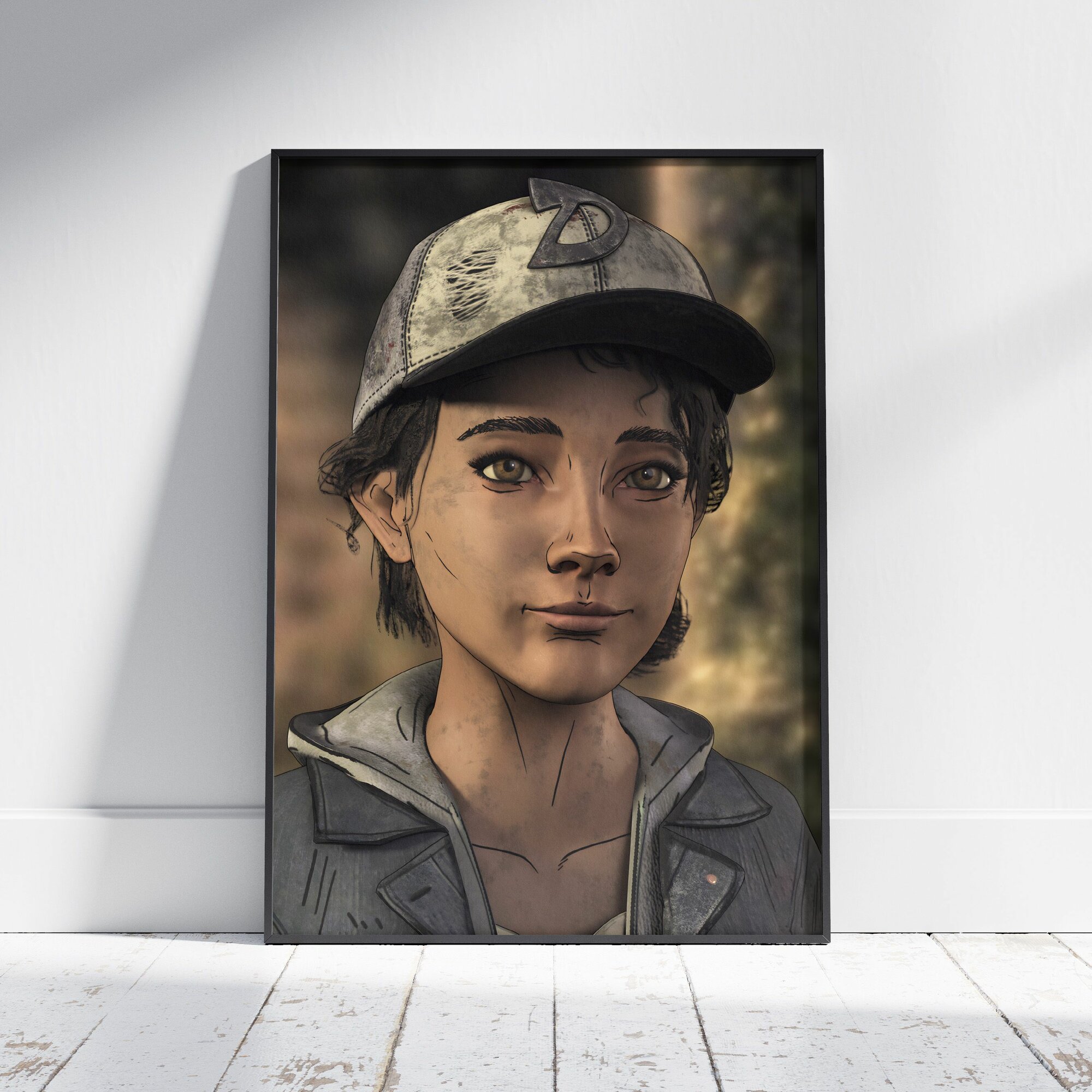 Плакат на стену для интерьера The Walking Dead (Клементина 6) - Постер по игре формата А4 (21x30 см)
