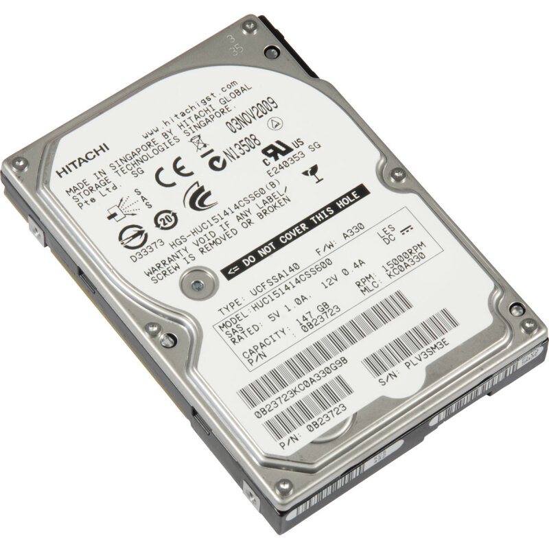 Жесткий диск Hitachi HUC151414CSS600 147Gb SAS 2,5" HDD