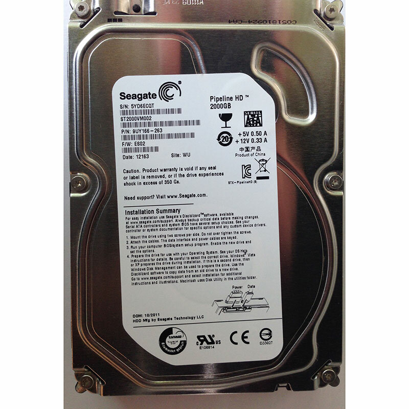 Жесткий диск Seagate 9UY166 2Tb SATAII 3,5" HDD