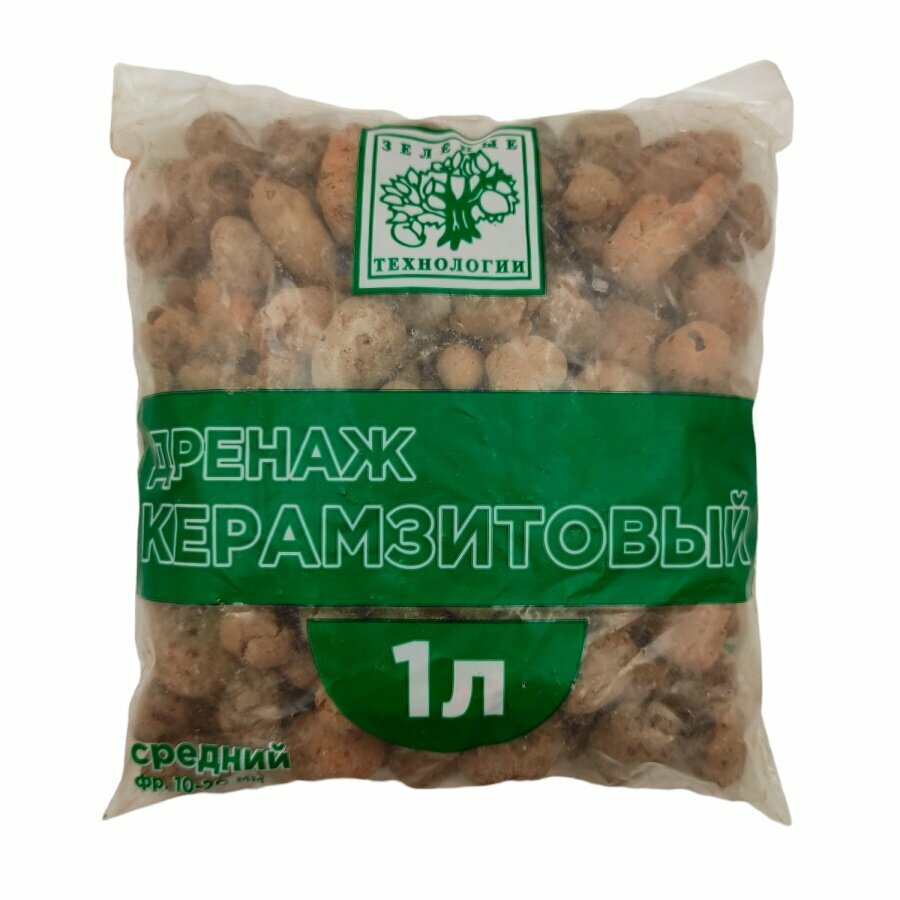 Дренаж керамзитовый "Универсальная добавка", фракция 10-20 мм, 1 л