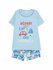 Пижама Petit Bateau Graphic-print pajamas, размер 5 лет, Синий принт