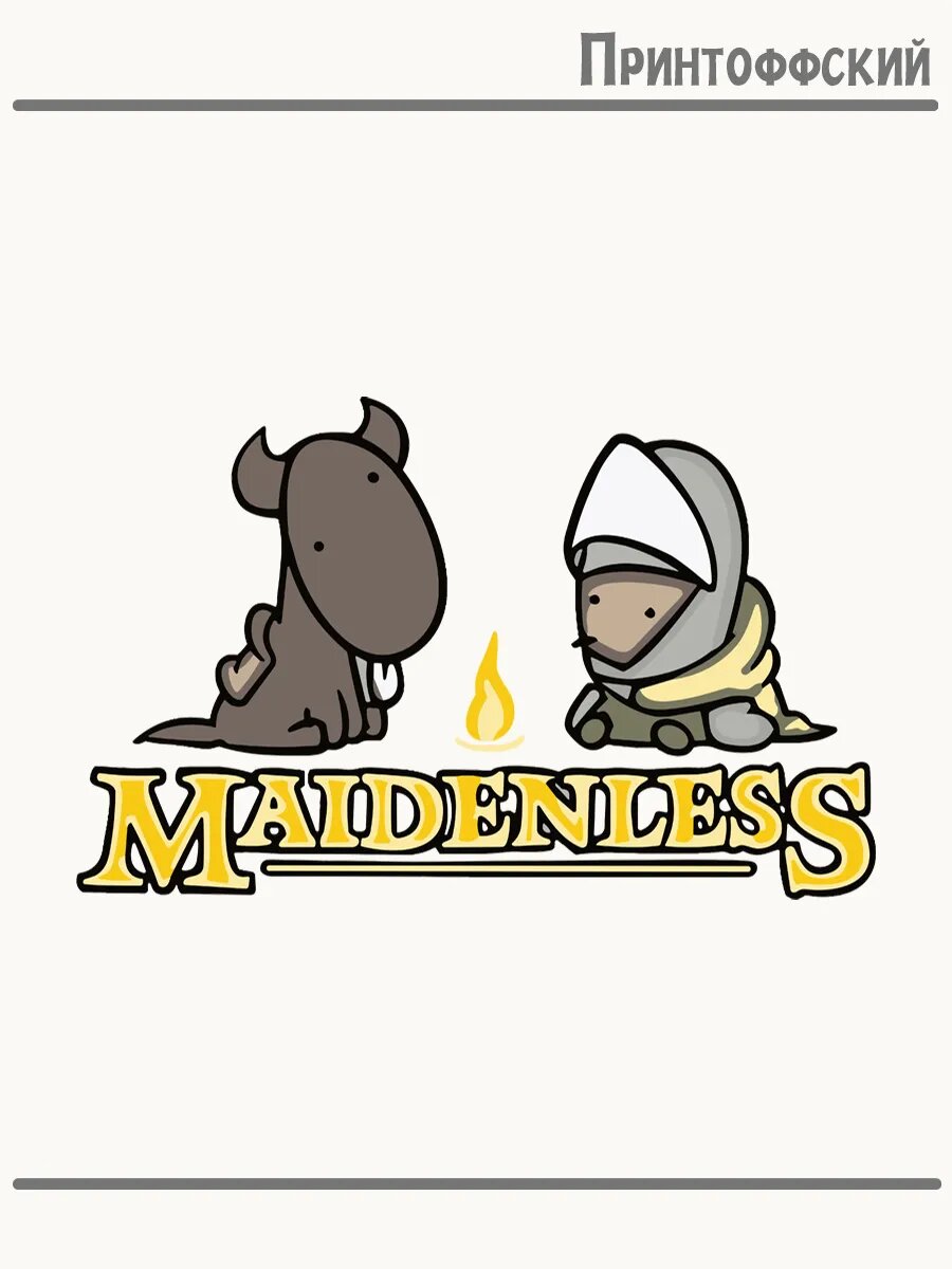 Термонаклейка для одежды и аксессуаров DTF-печать игры диабло diablo maidenless майденлесс