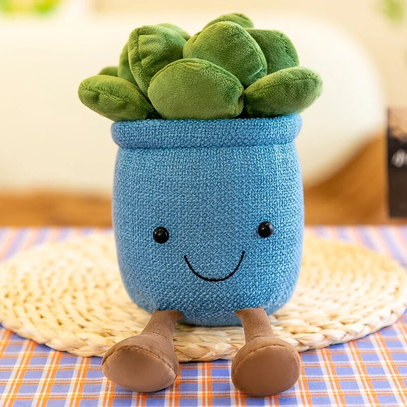 Плюшевый суккулент в горшке, 25см, B25CM