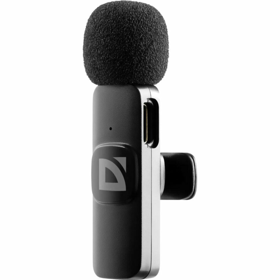Микрофон Defender Talky-137 wrls, петличный, черный, на прищепке, 1шт, 2487940