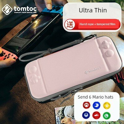 Чехол Tomtoc, для Nintendo Switch, закаленное стекло, 6 крепежных накладок