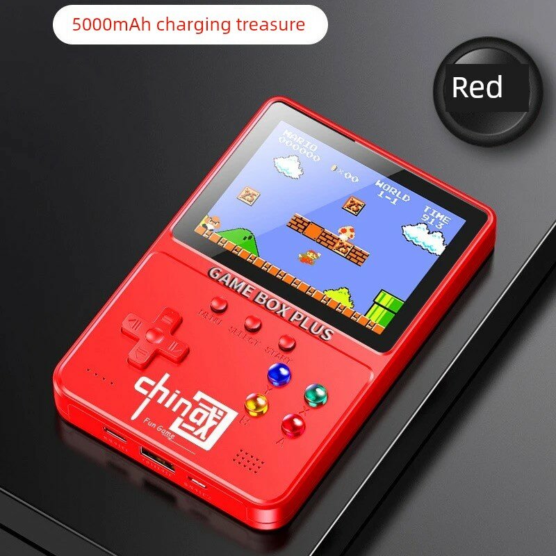 Кабель Субор/Сяо Бауанг, для телевизора, с Power Bank и 500 играми, красный, зеленый, черный