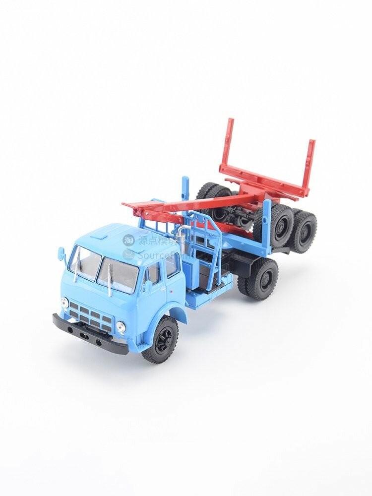 Ретро советский грузовик МАЗ-509А для перевозки леса, модель в масштабе 1:43, готовое пластиковое коллекционное изделие JGRN116