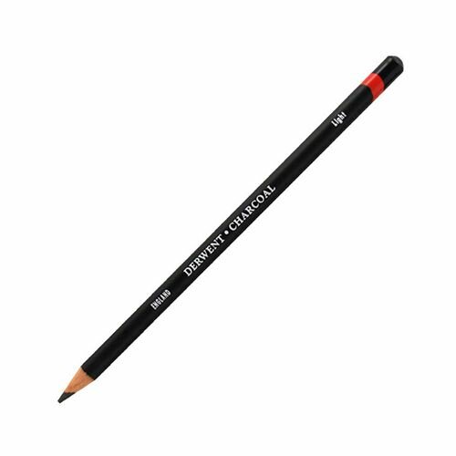 "Derwent" Карандаш угольный Charcoal светлый 12 штук 36301