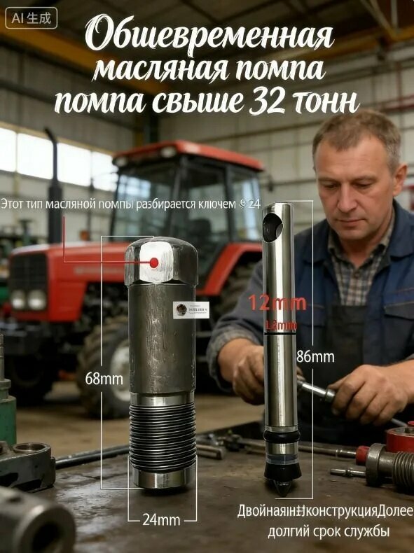 Домкрат автомобильный - Адаптер, нагрузка до 37 т