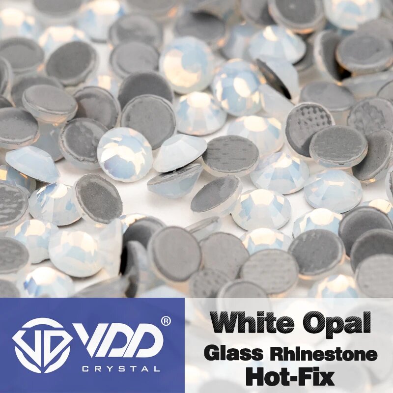 Стразы VDD White Opal, Белый, SS6-SS30