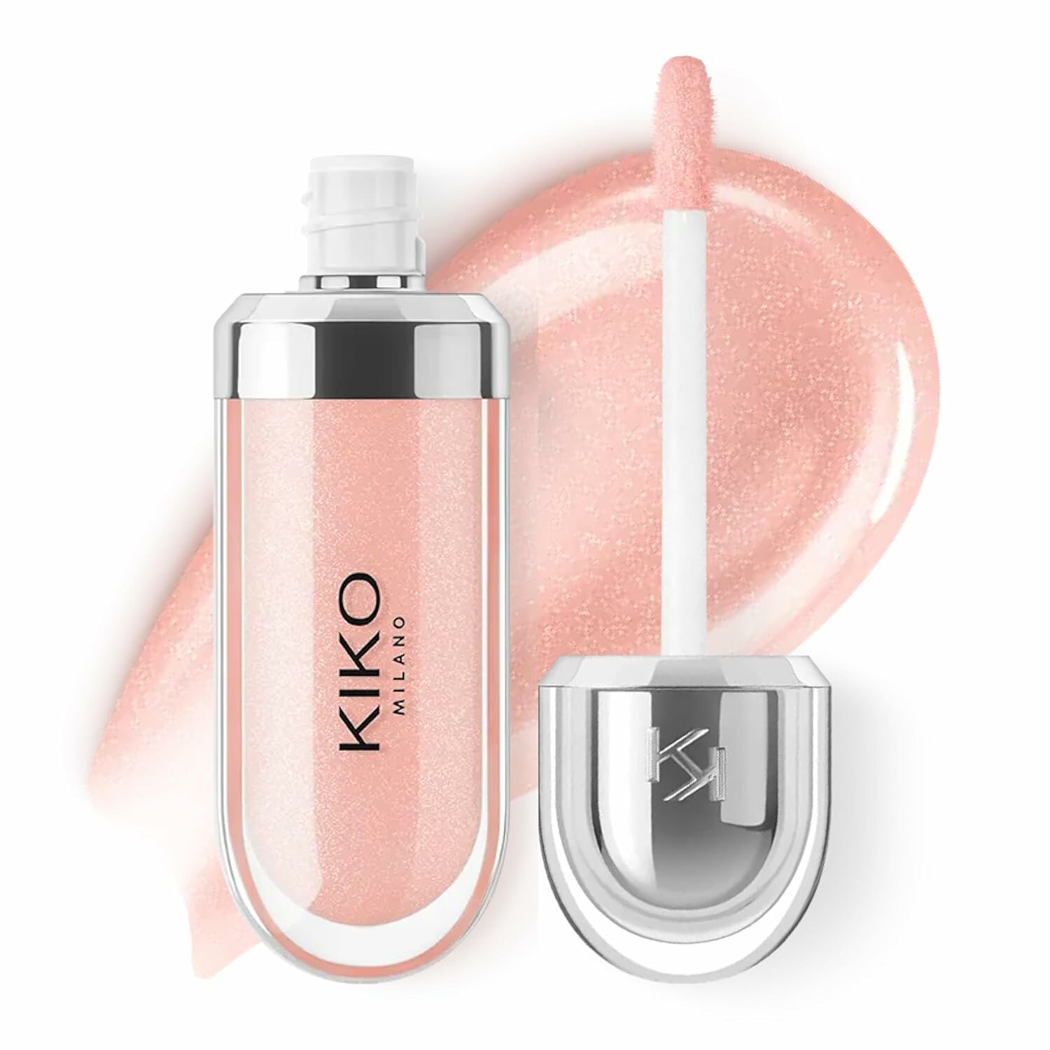 Блеск для губ KIKO Milano 3D Hydra – сияющий, увлажняющий, придающий объем, нелипкий, питательный.