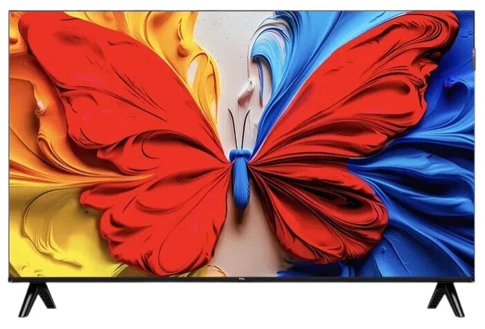 40" Телевизор TCL 40S5K черный QLED 1920x1080, FullHD, 60 Гц, Wi-Fi, Smart TV, Google TV