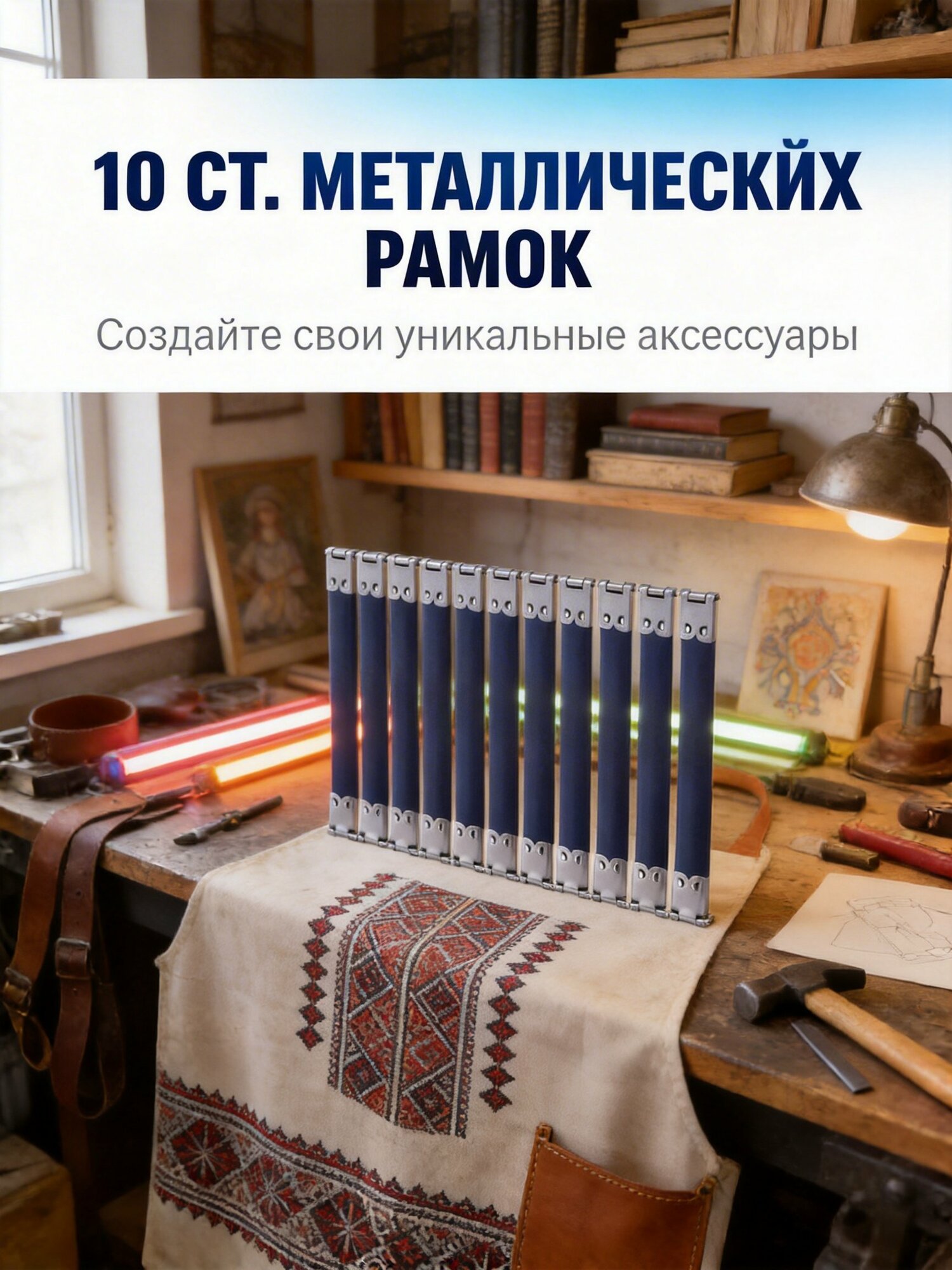 Набор 10 металлических внутренних рамок с застежкой для кошельков и сумок, фурнитура для рукоделия из железного листа бронза/серебро