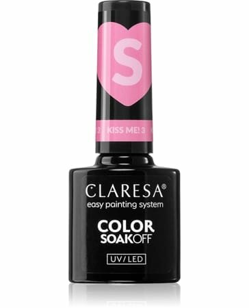 Лак для ногтей Claresa SoakOff UV/LED Color Kiss Me, оттенок 6, 5 г