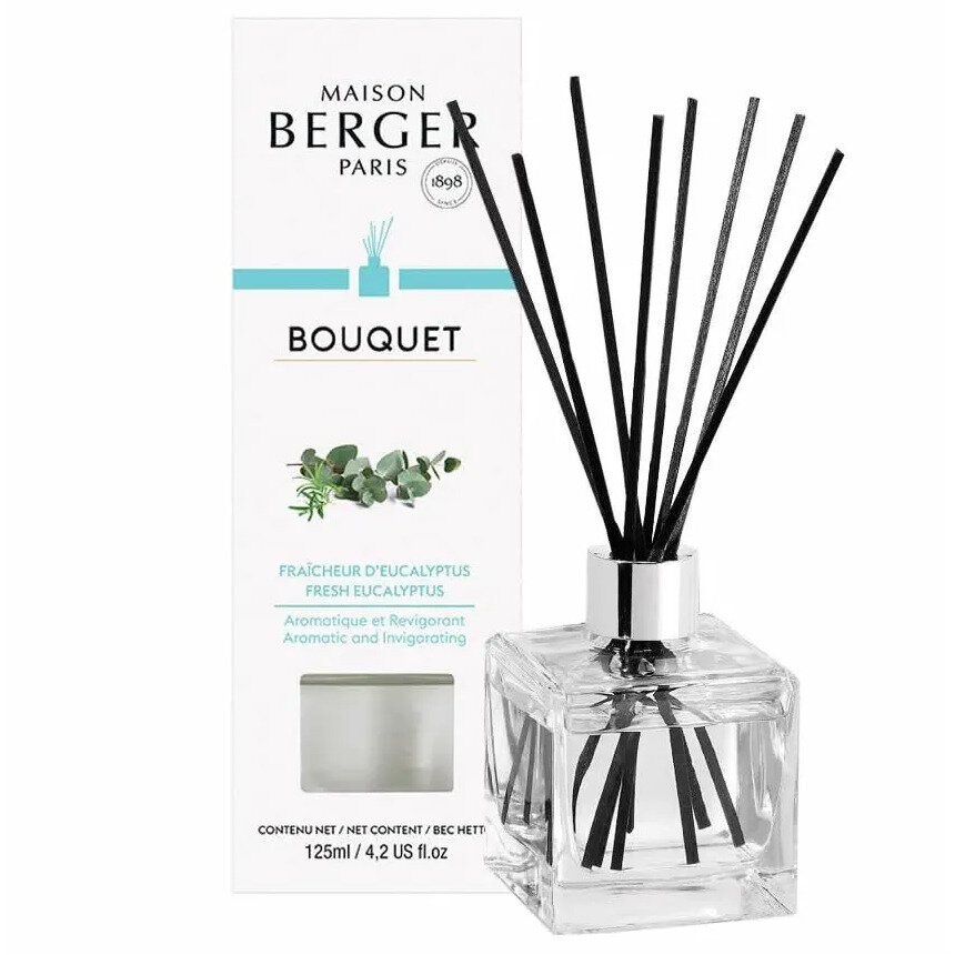 Диффузор Maison Berger Fresh Eucalyptus 125 мл / Парфюм для дома Мейсон Бергер Фреш Эвкалиптус / Свежий Эвкалипт