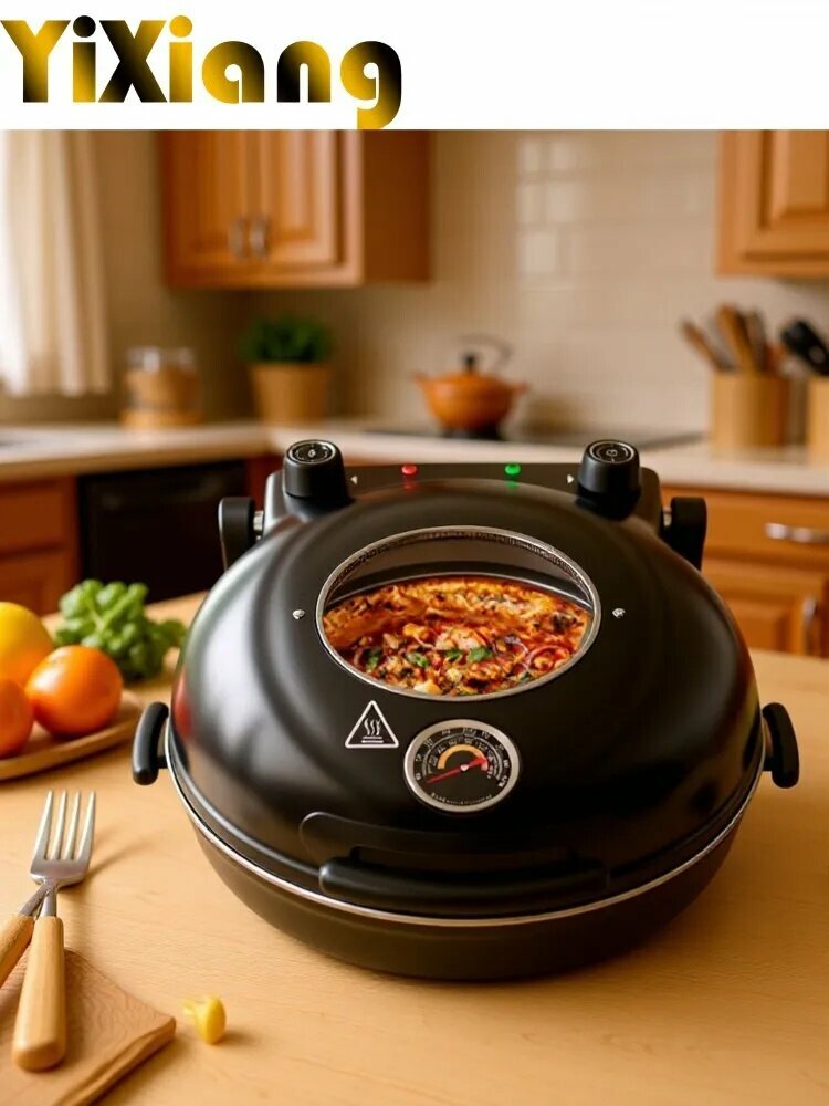 Электрическая пицца-печь GY-2501 с каменным подом 420 C 1200W