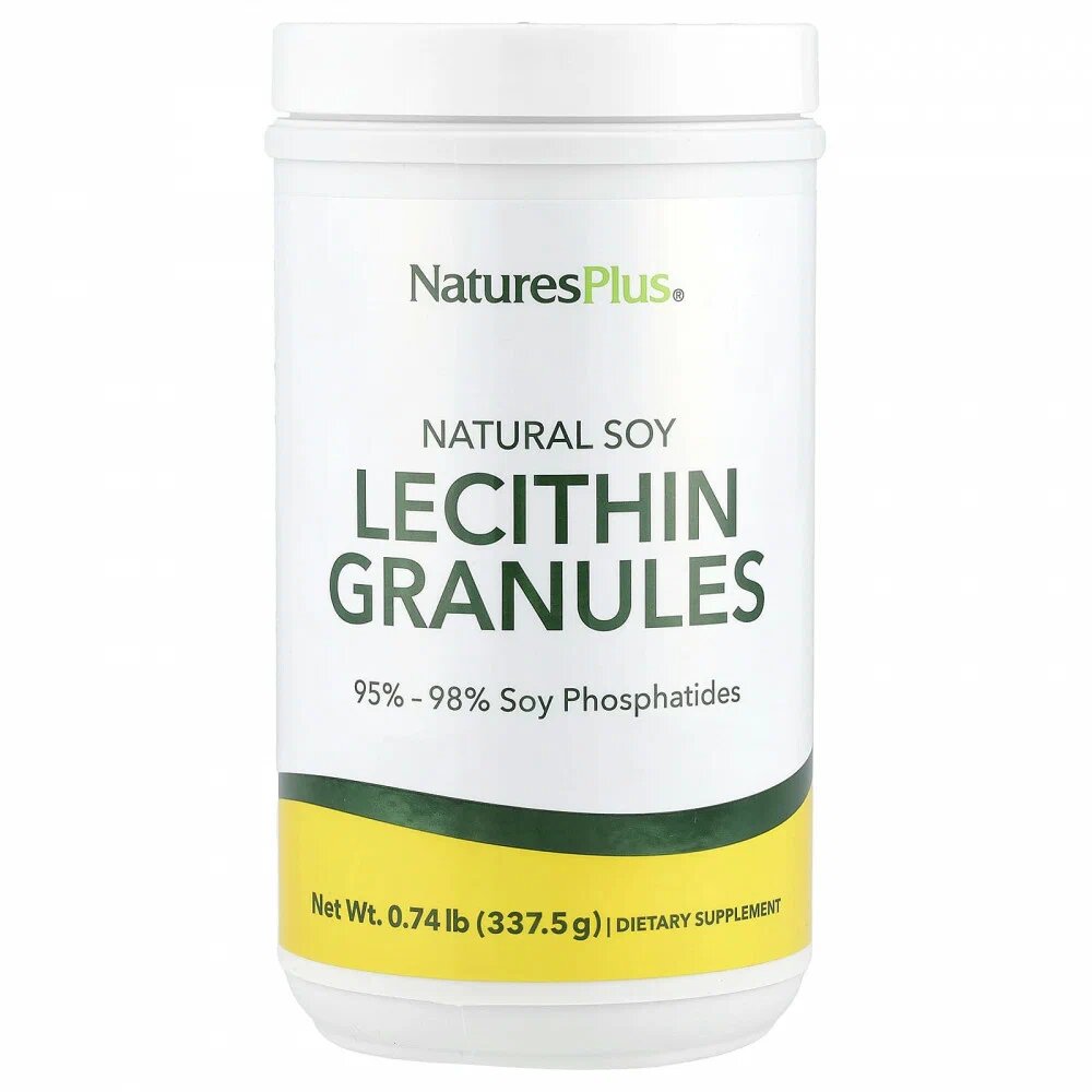 Лецитин в гранулах Natures Plus Lecithin Granules (337 грамм)