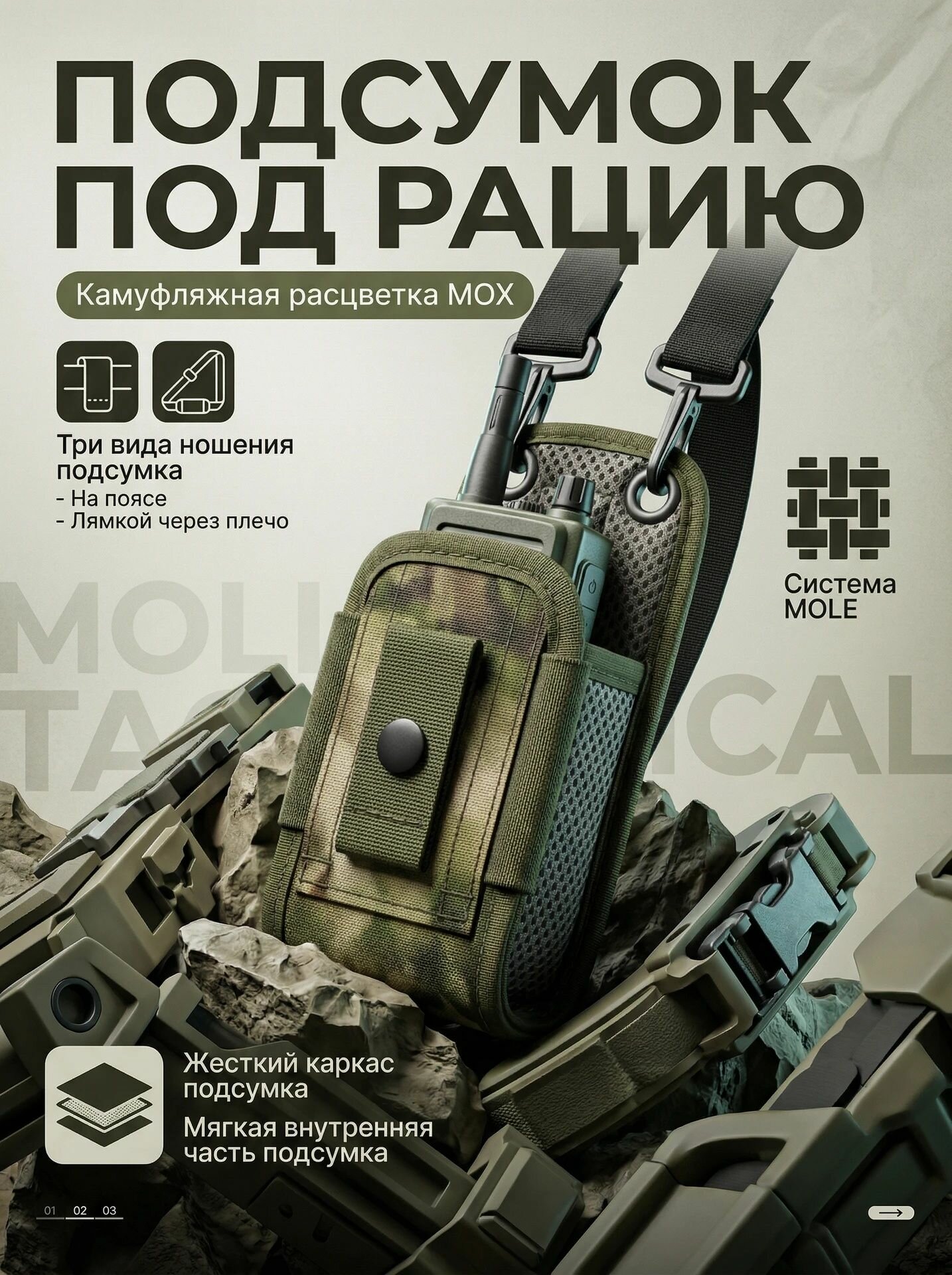 Подсумок под рацию.