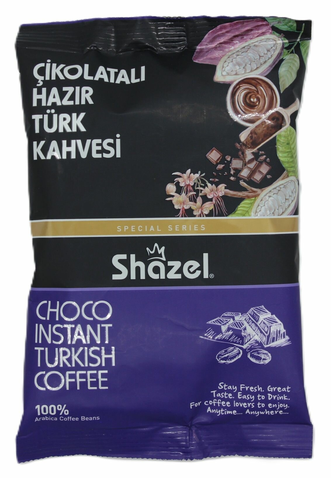 Турецкий кофе растворимый Shazel Choco 100гр
