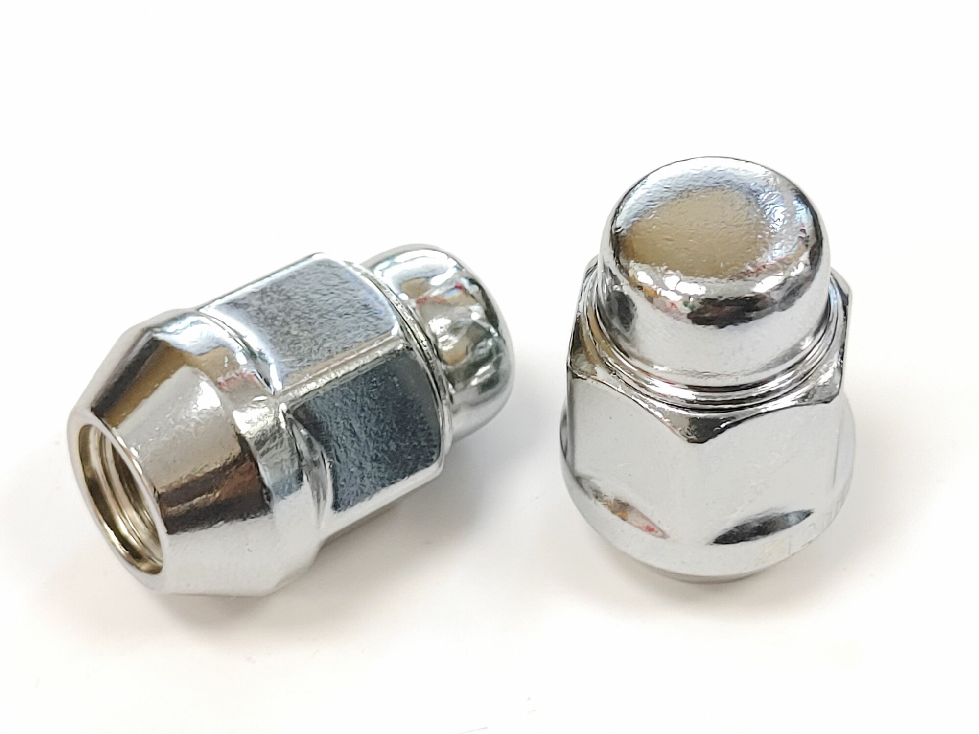 Гайка колёсная, М14x1,5, высота 35мм, хромированная, конус 60, закрытая, ключ 21 мм