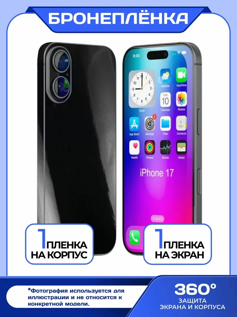Пленка на экран и корпус для iPhone 16