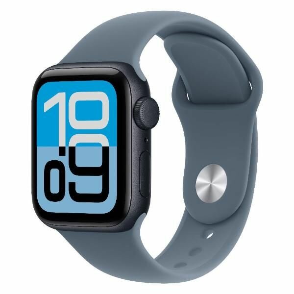 Смарт-часы Apple Watch SE (2025) 40mm Midnight Aluminum Anchor Blue Sport Band