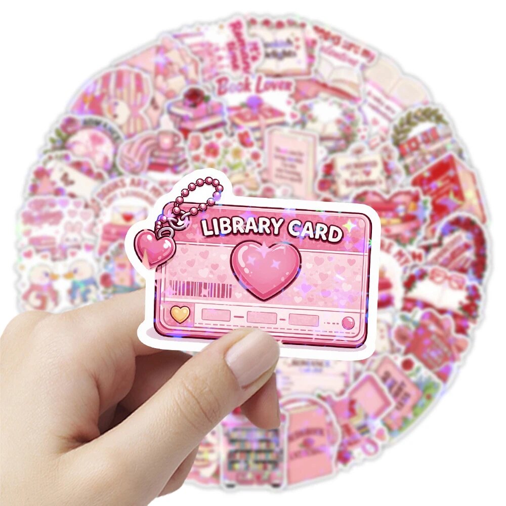 Голографические наклейки лазерные, 50PCS