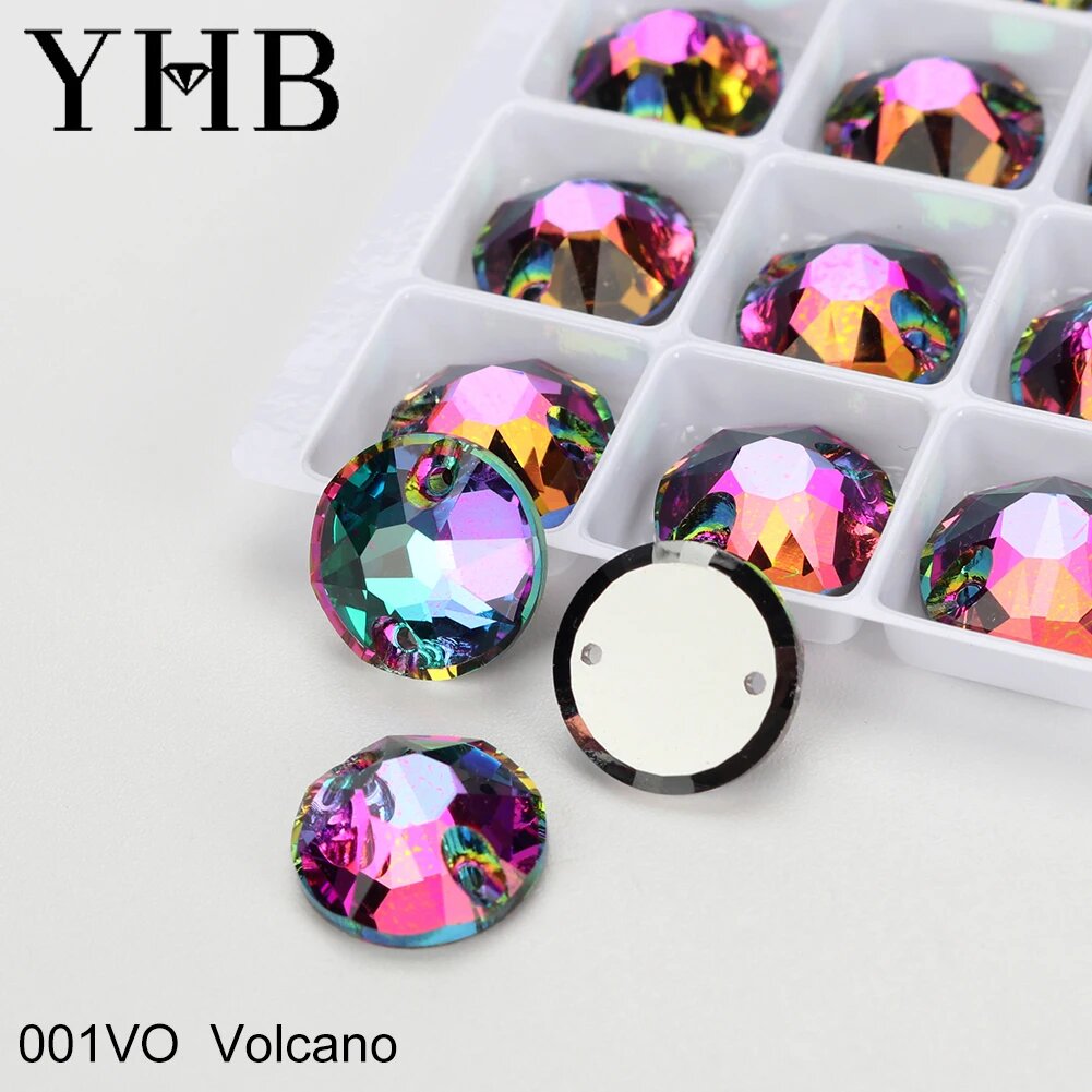Кристаллы YHB Volcano 12 мм, 40 шт