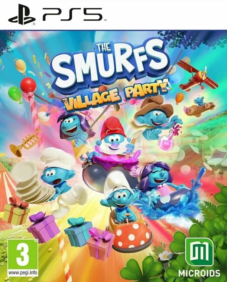 Игра "The Smurfs Village Party", для PlayStation 5, русское издание