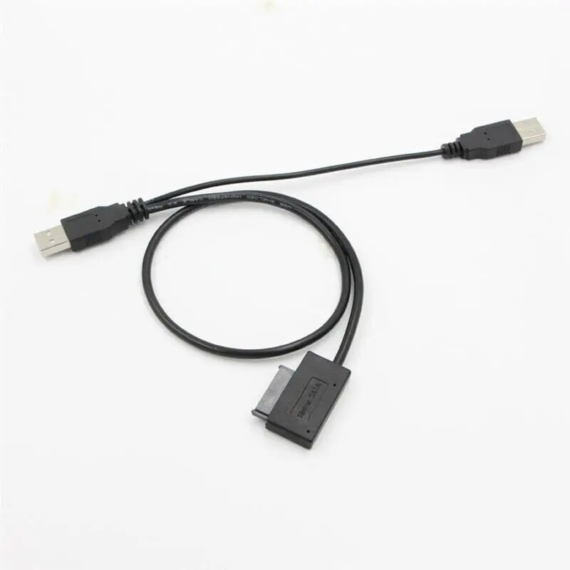 Кабель USB 2.0 на SATA 7+6 черный